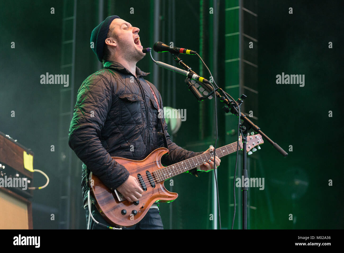 The American indie rock band Modest Mouse performs a live concert at ...