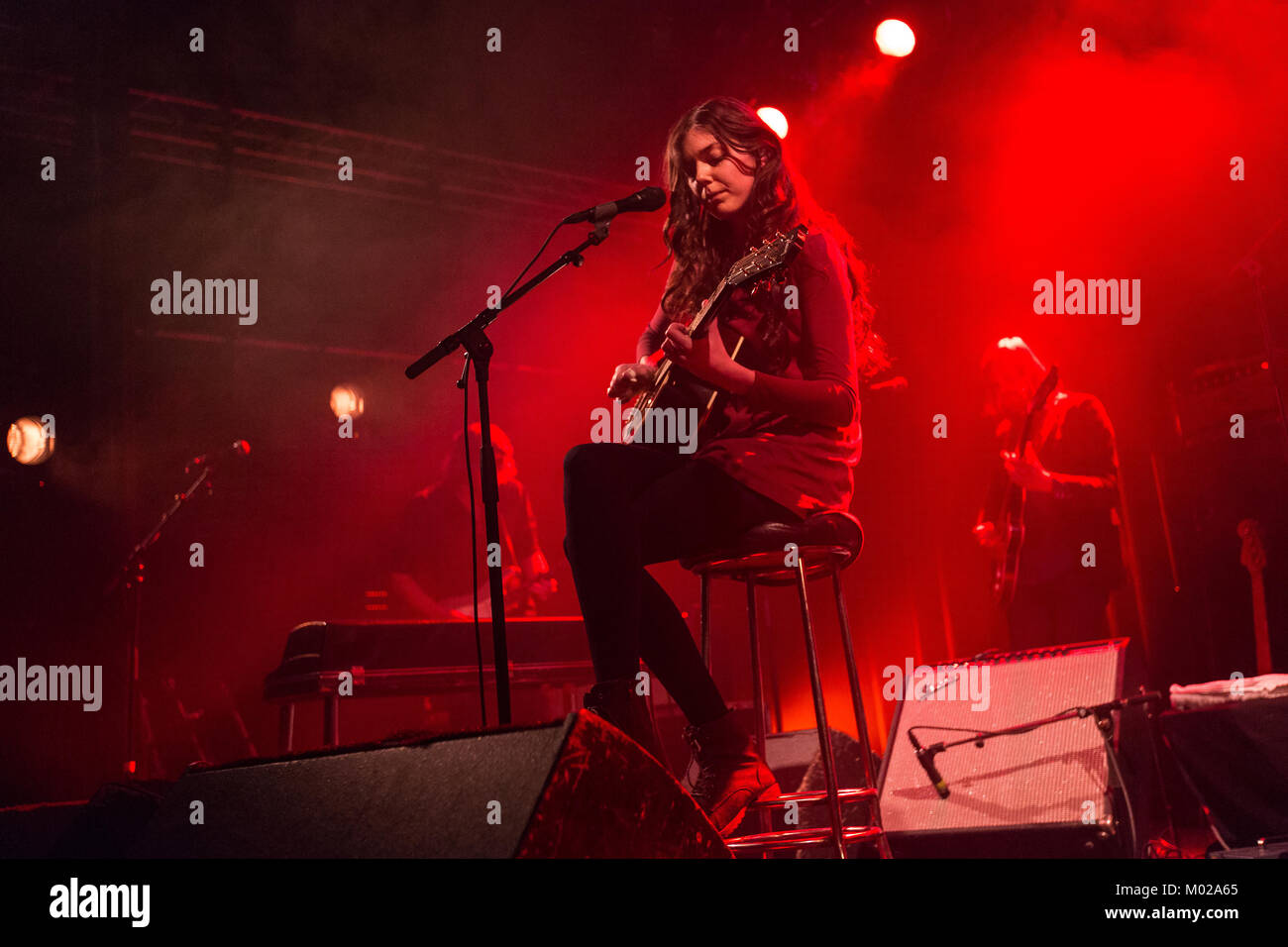 The Norwegian singer, songwriter and musician Monica Heldal performs a ...