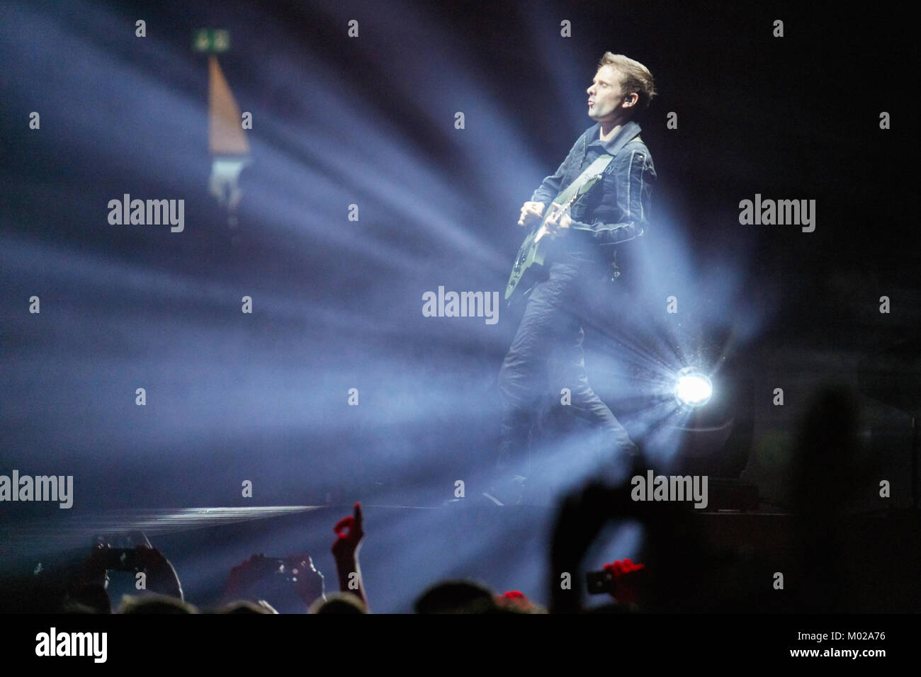 The English rock band Muse performs a live concert at Telenor Arena in ...