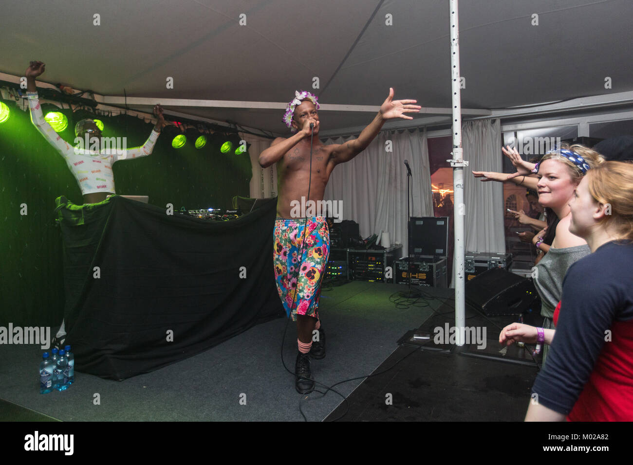 The American queer rapper and performance artist Michael Quattlebaum Jr ...