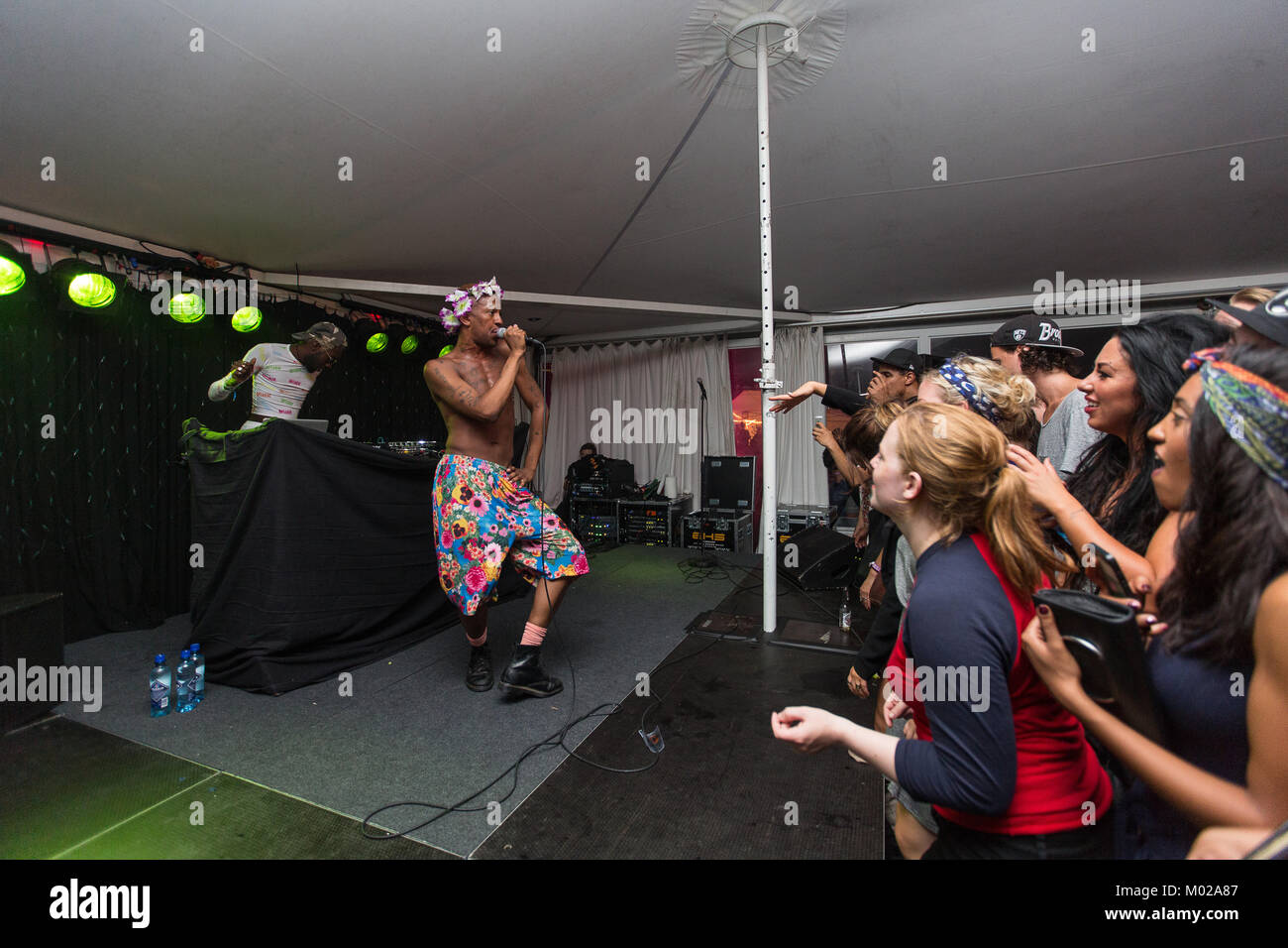 The American queer rapper and performance artist Michael Quattlebaum Jr ...