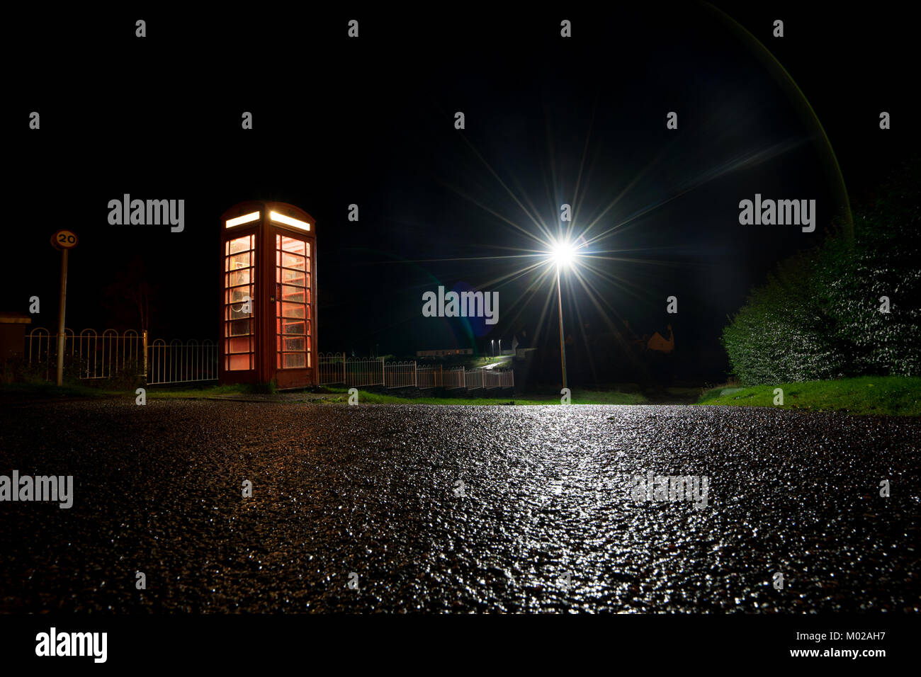 Phone Box At Night High Resolution Stock Photography and Images - Alamy