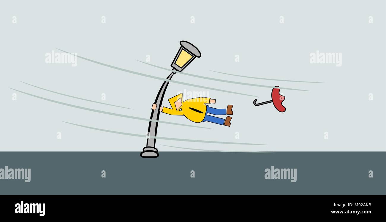 Windy street Stock Vector Images - Alamy