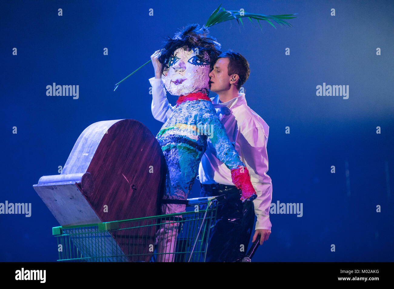 Norway, Oslo - November 19, 2017. The Norwegian singer, musician and ...