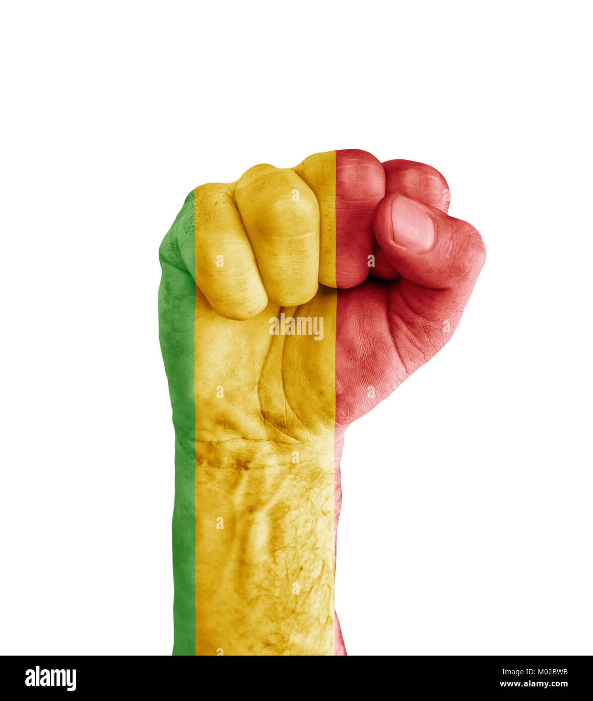 White mali flag hi-res stock photography and images - Alamy
