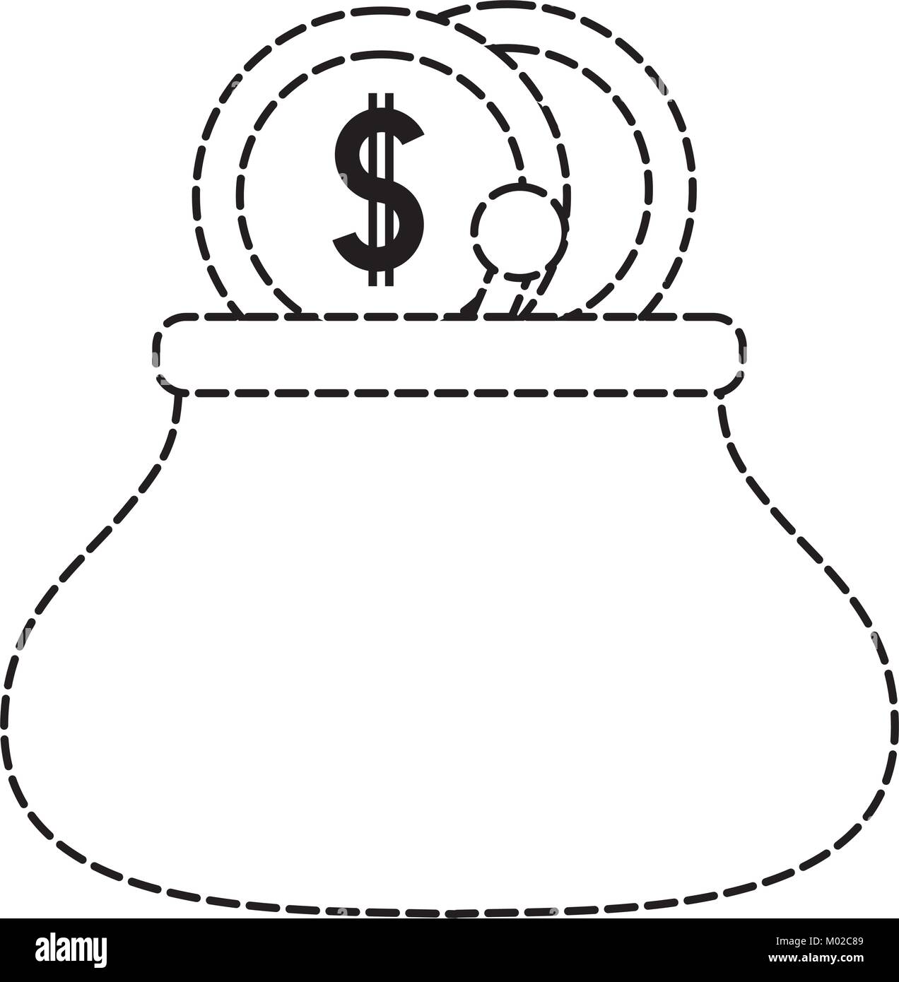coin purse icon Stock Vector Image & Art - Alamy