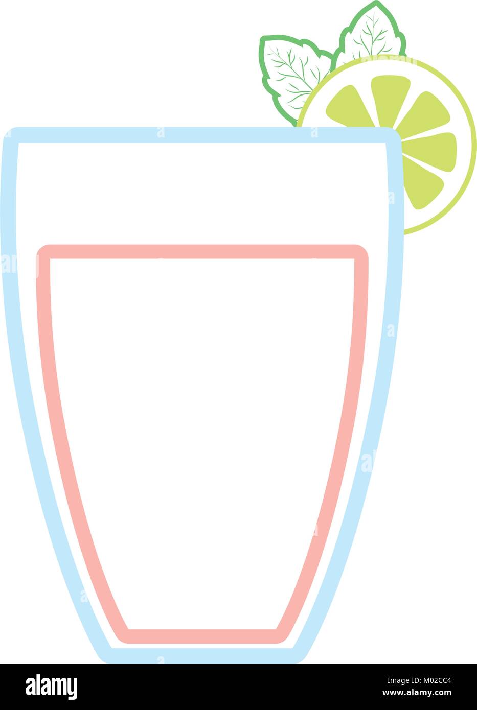 Pink lemonade lemon lime Stock Vector Images - Alamy