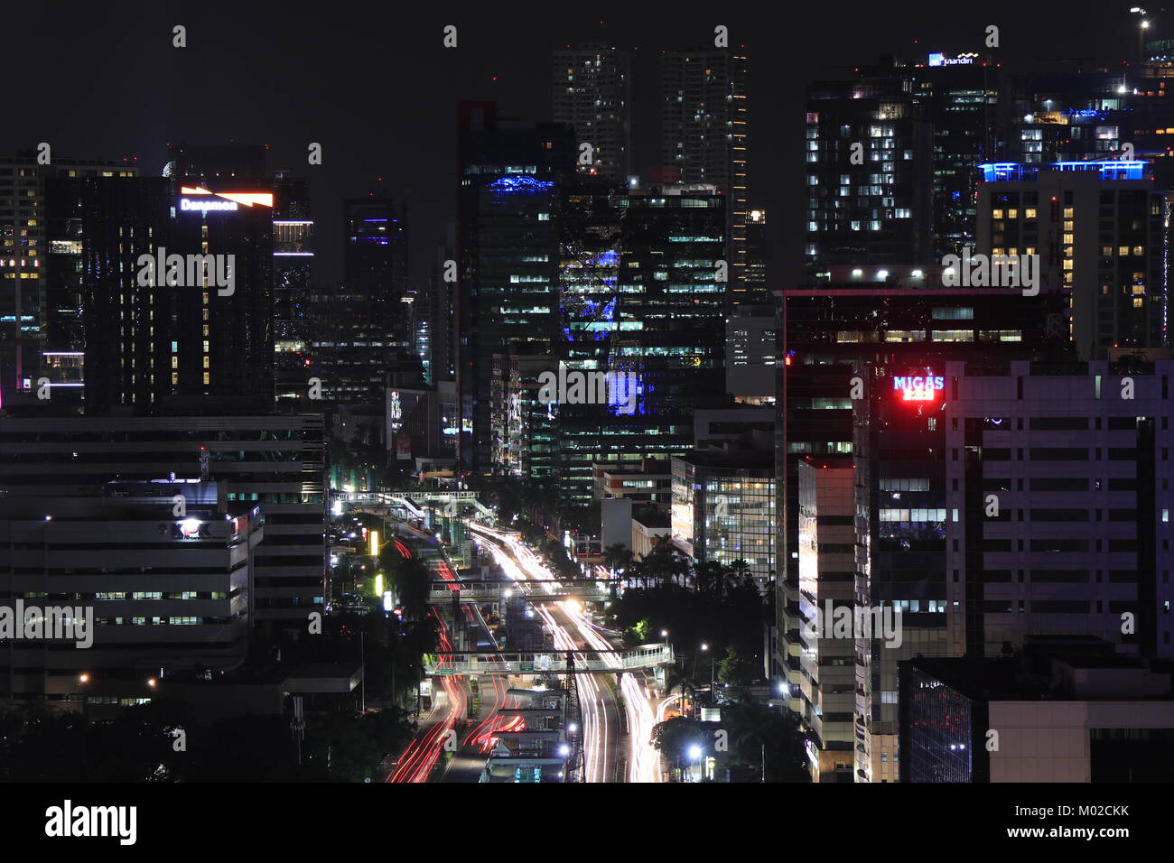 Jakarta city at night hi-res stock photography and images - Alamy