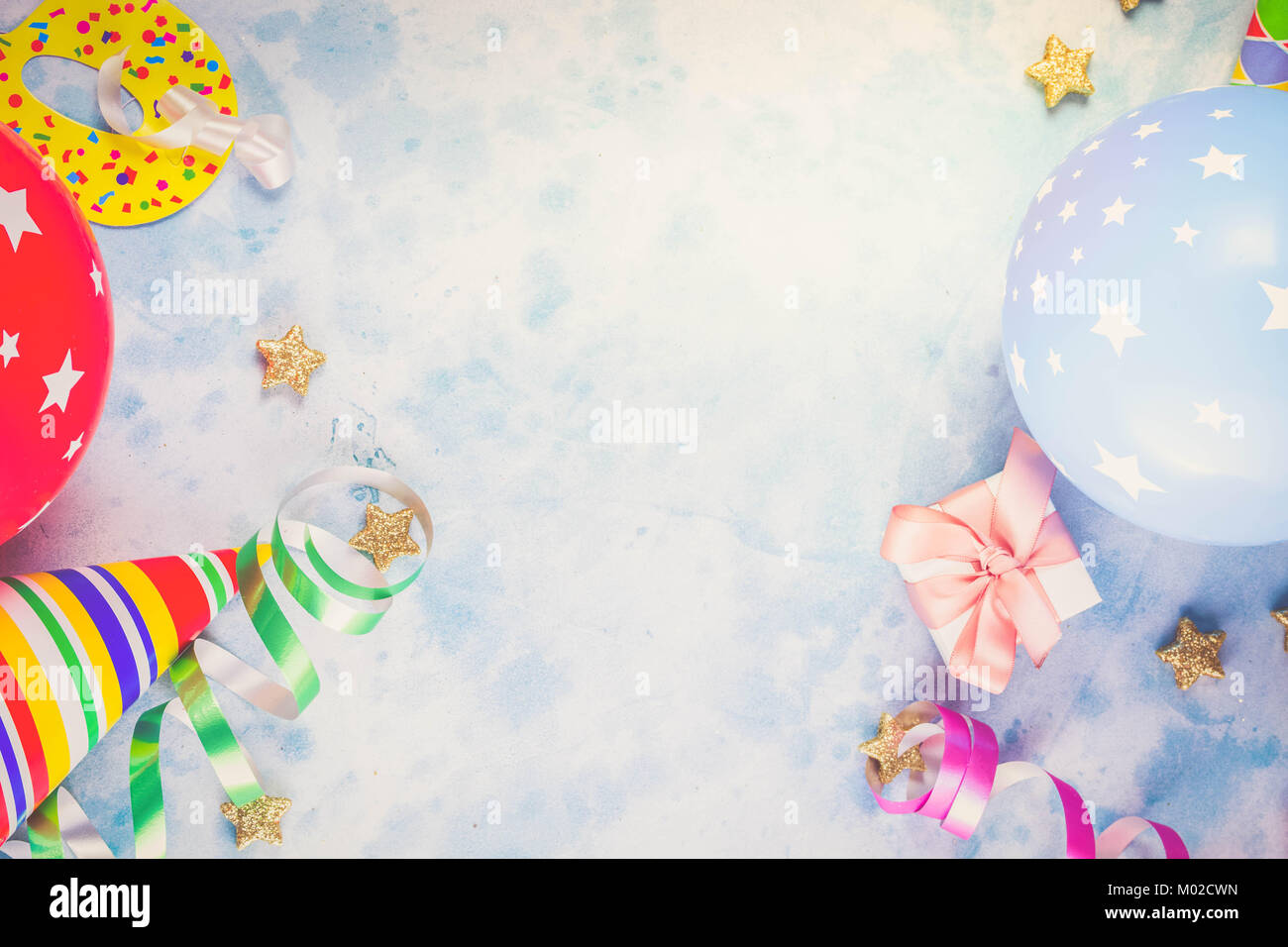 Bright colorful carnival or party scene Stock Photo - Alamy