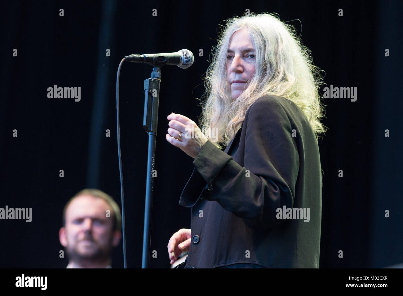 The American singer, songwriter and poet Patti Smith performs a live ...