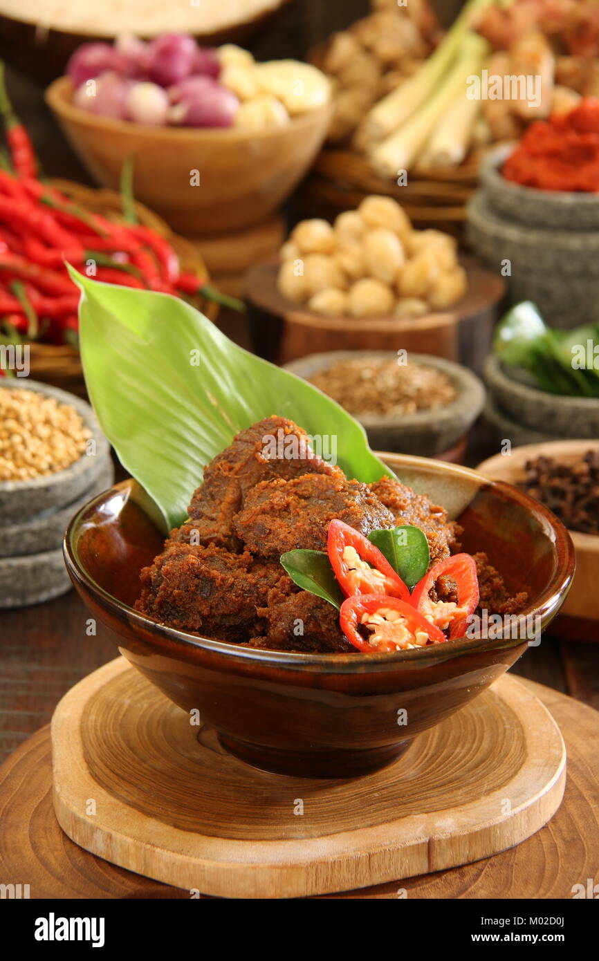 Rendang Padang, the Traditional Spicy Beef Stew from Padang, West ...