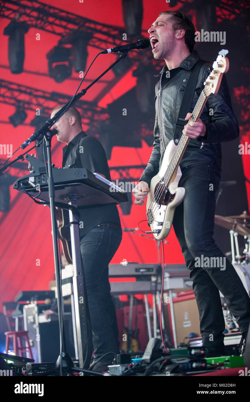 The American rock band Queens of the Stone Age performs a live concert ...