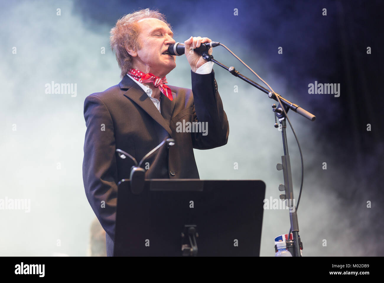 The English singer, songwriter and musician Ray Davies performs a live ...