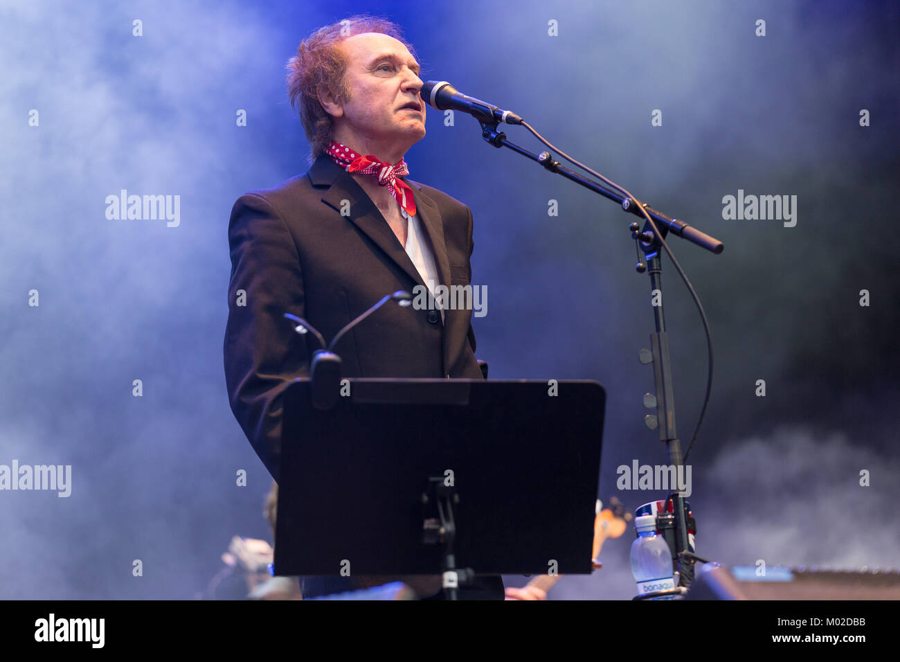 The English singer, songwriter and musician Ray Davies performs a live ...