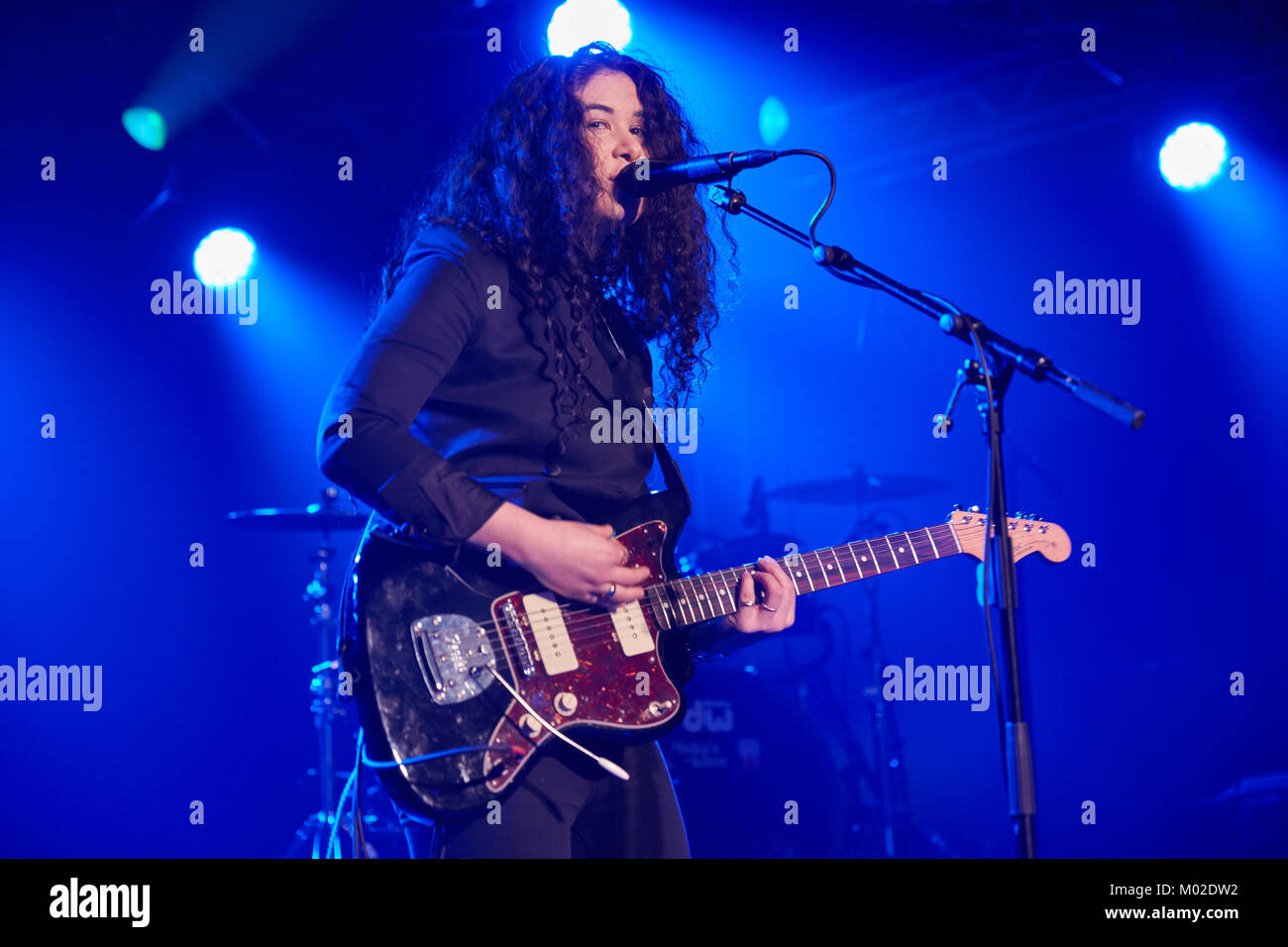 The American singer, songwriter and musician Sara Hartman performs a ...