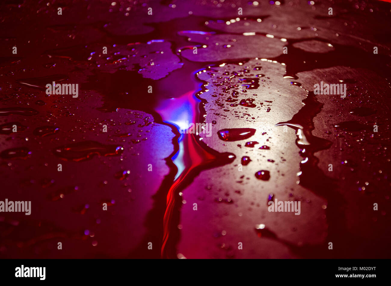 Raindrops falling into hi-res stock photography and images - Alamy