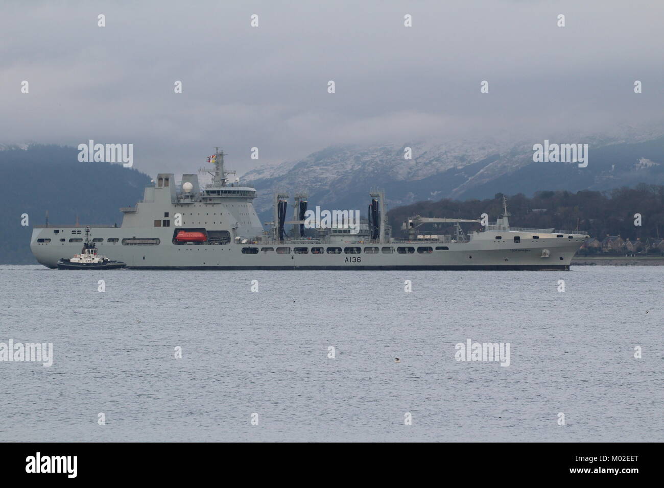 Tide class replenishment tanker hi-res stock photography and images - Alamy
