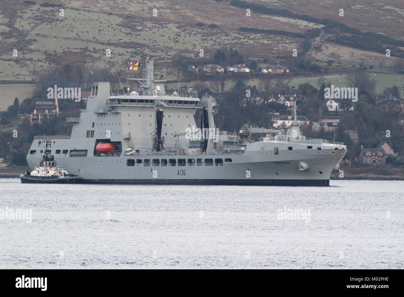 Tide class replenishment tanker hi-res stock photography and images - Alamy