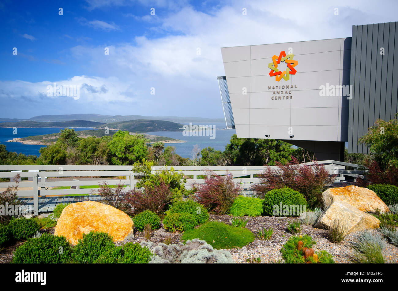 National ANZAC Centre overlooking King George Sound from where the ...