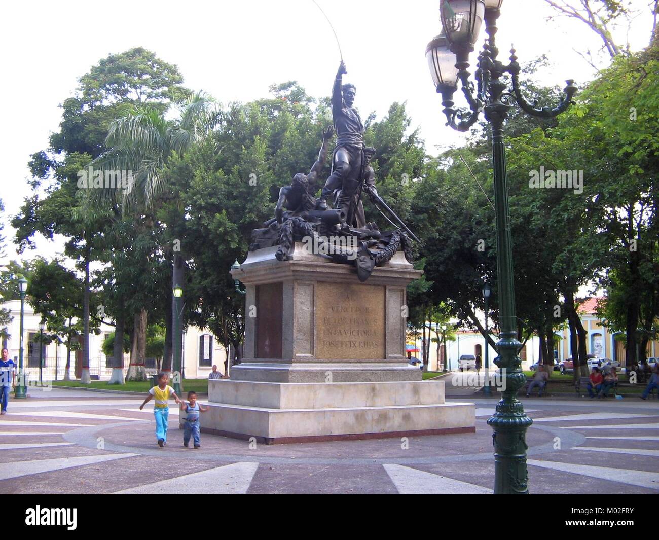 Jose Feliz Ribas Monument. La Victoria, Venezuela Stock Photo - Alamy