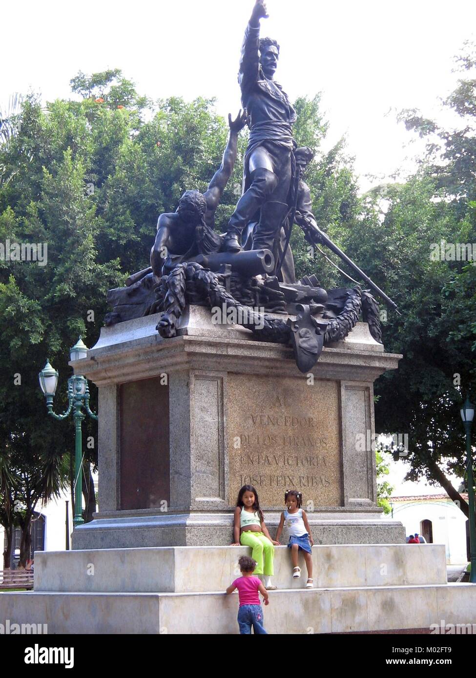 Jose Feliz Ribas Monument. La Victoria, Venezuela Stock Photo - Alamy