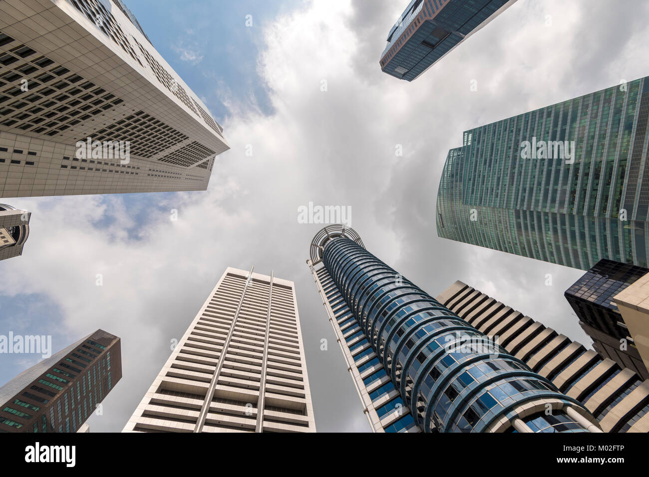 Raffles city tower singapore hi-res stock photography and images - Alamy
