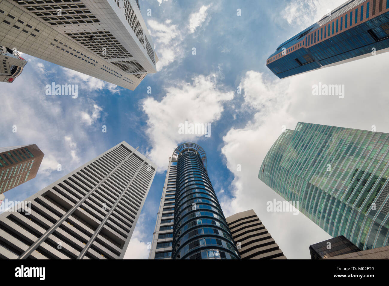 Raffles city tower singapore hi-res stock photography and images - Alamy