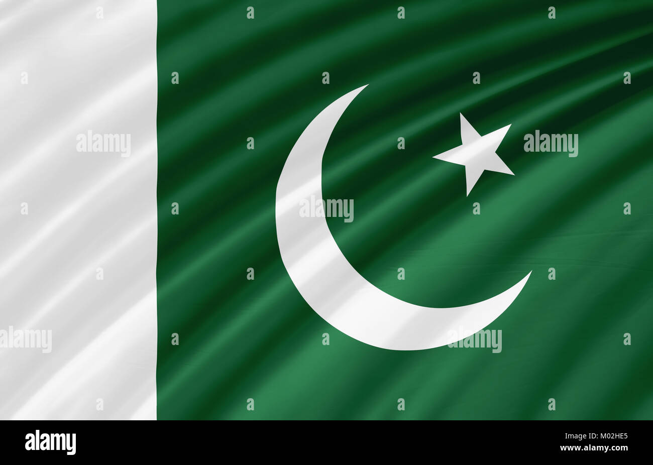 Flag of Pakistan Stock Photo - Alamy