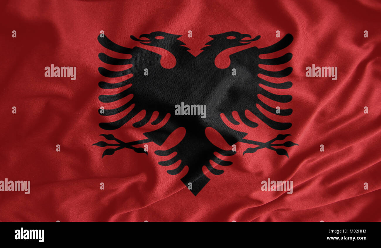 Albanian flag hi-res stock photography and images - Alamy