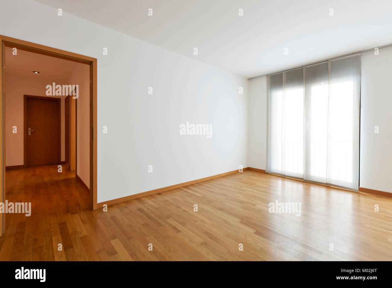 beautiful apartment, interior, large room with window Stock Photo - Alamy
