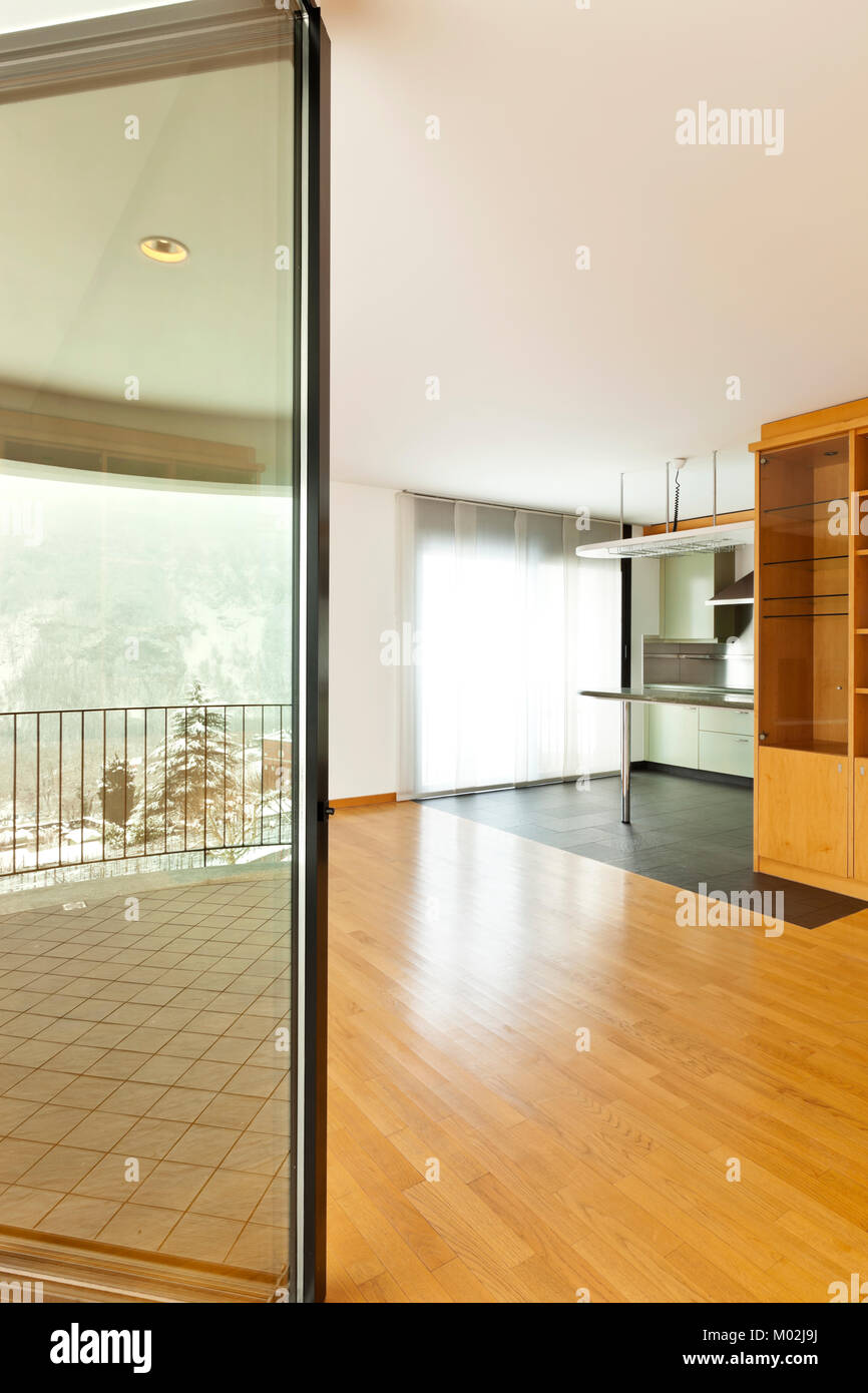 beautiful apartment, interior view from the window Stock Photo - Alamy