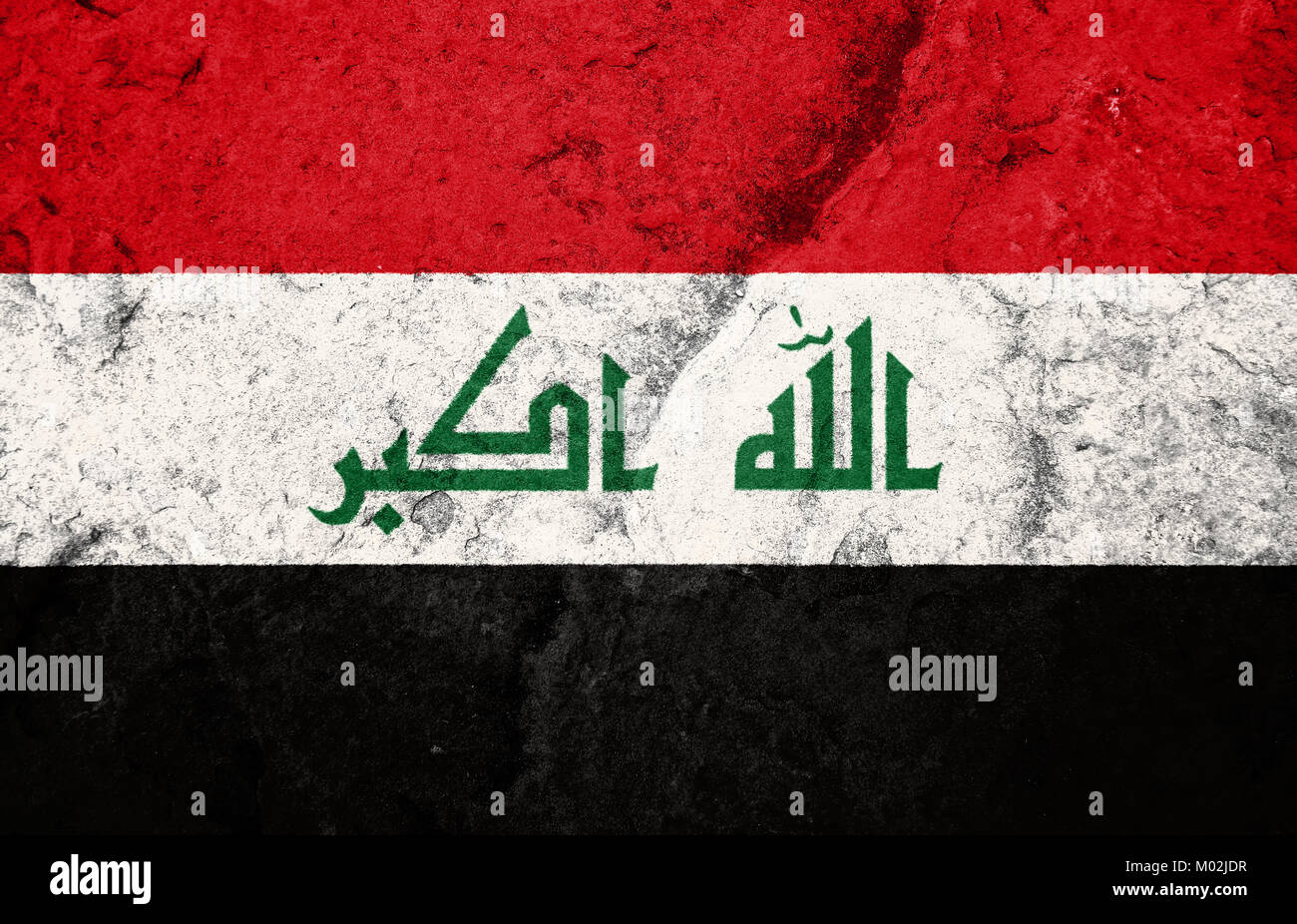 Iraq, flag, Iraq flag, war, conflict, worn, distressed Stock Photo - Alamy