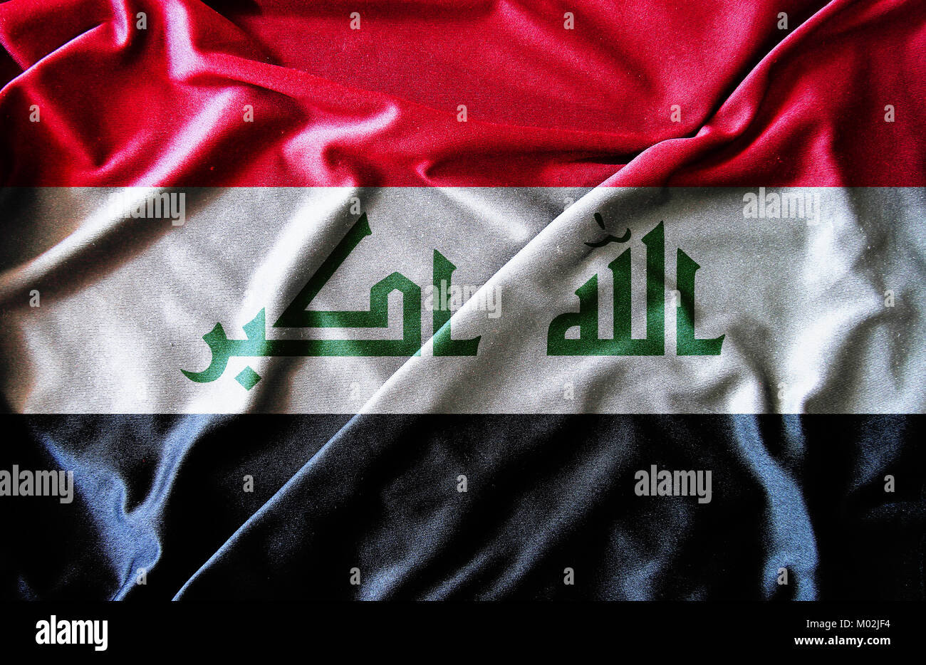 Waving Iraq Flag Stock Photo - Alamy