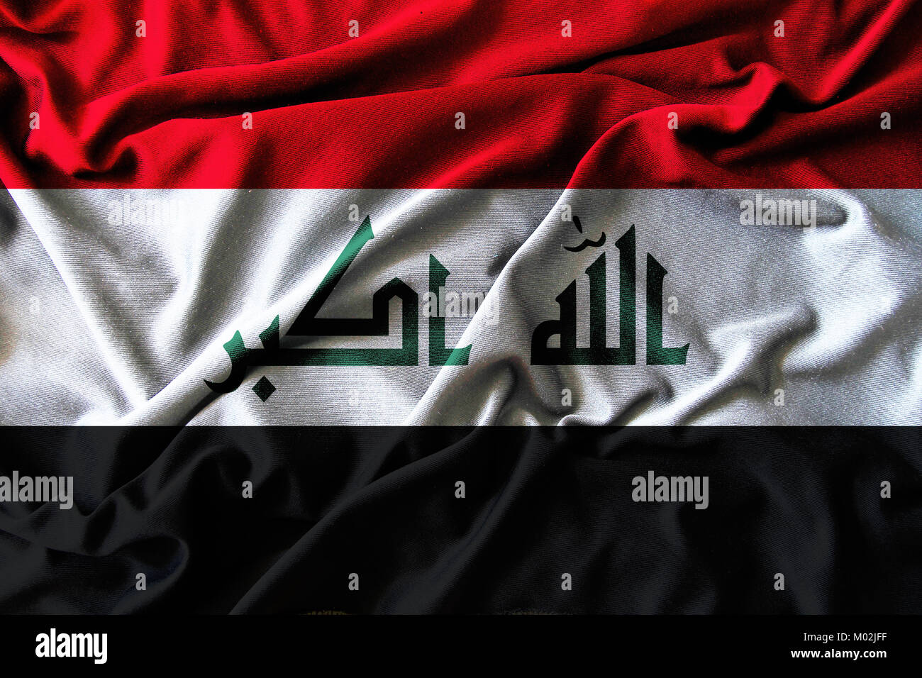 Waving Iraq Flag Stock Photo - Alamy