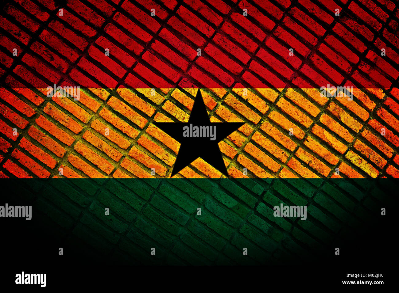 Ghana Background Flag Stock Photo - Alamy