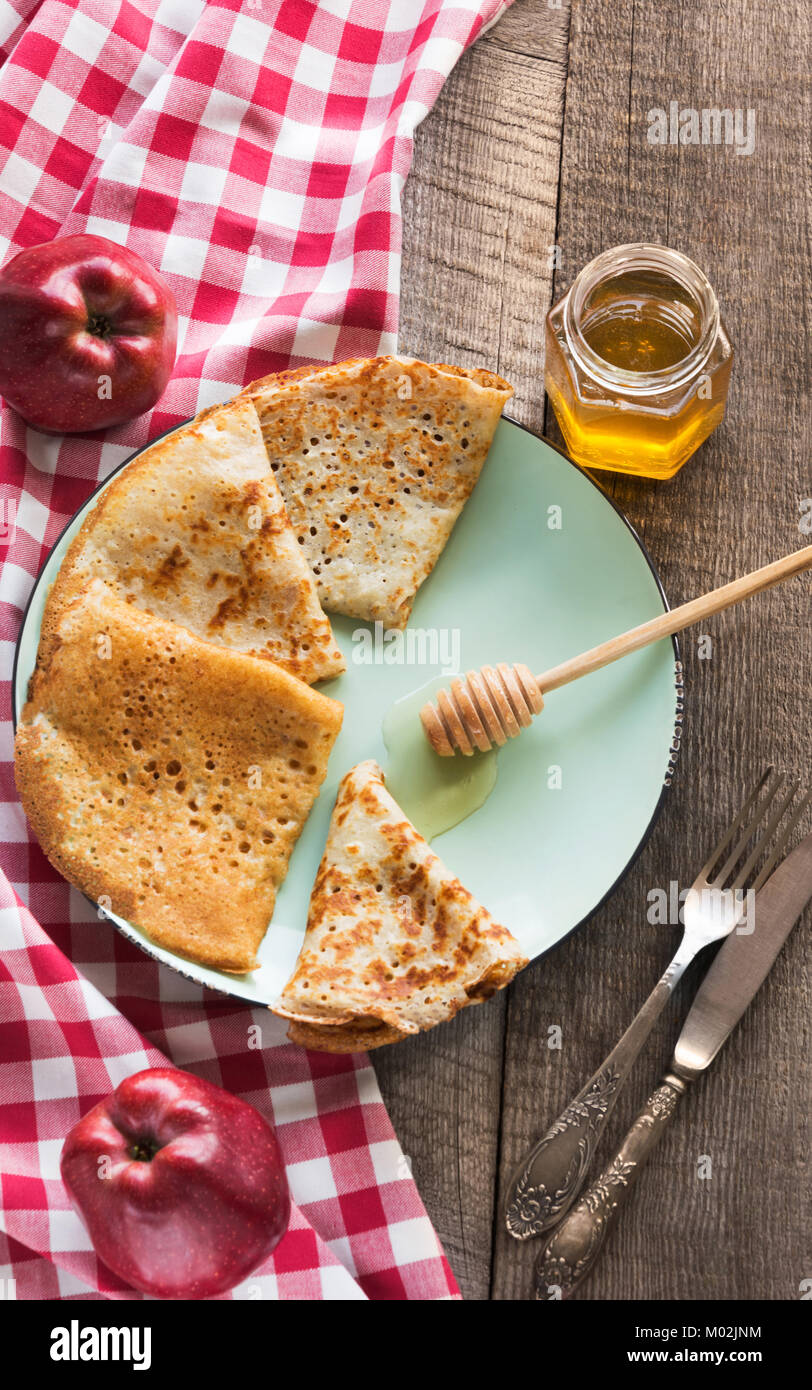 Traditional Russian Breakfast