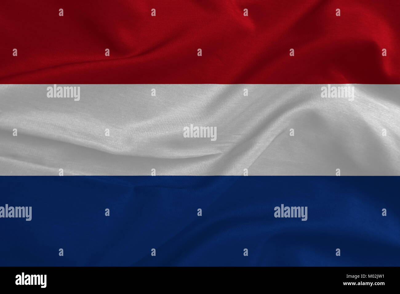 Netherlands flag pattern on the fabric texture ,vintage style Stock ...