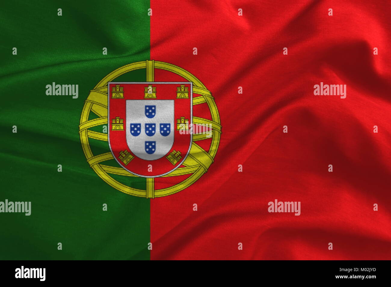 Portugal flag pattern on the fabric texture ,vintage style Stock Photo ...