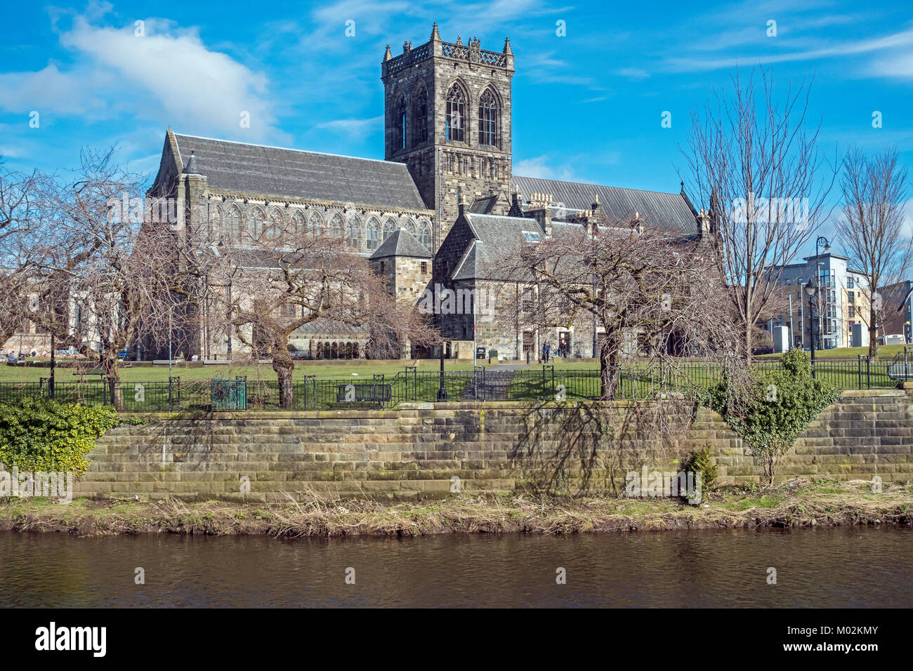 Paisley Abbey Paisley Renfrewshire Scotland High Resolution Stock ...