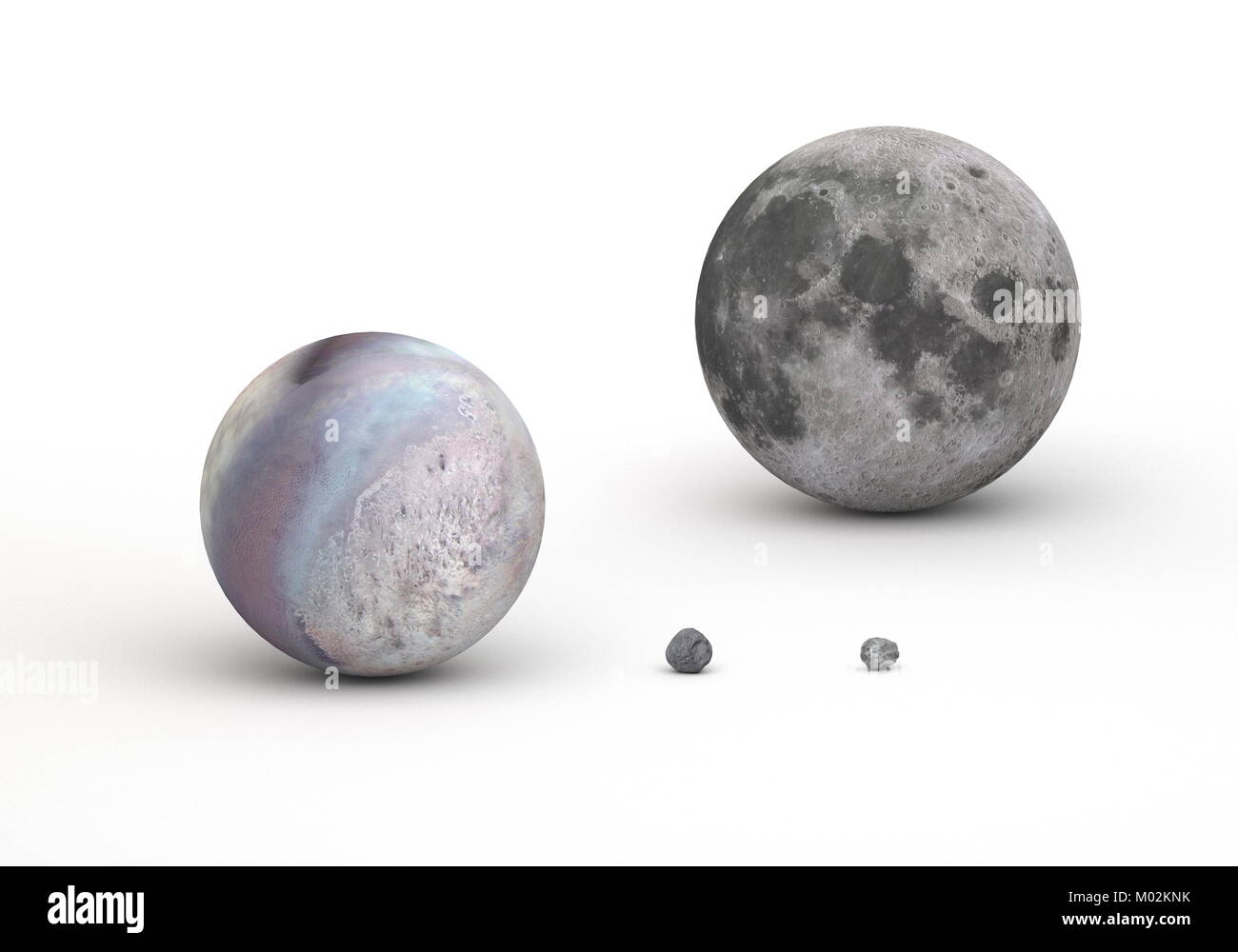 This image represents the size comparison between main Neptune moons ...