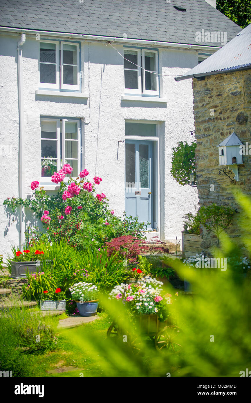 A holiday cottage in Devon, England UK Stock Photo - Alamy