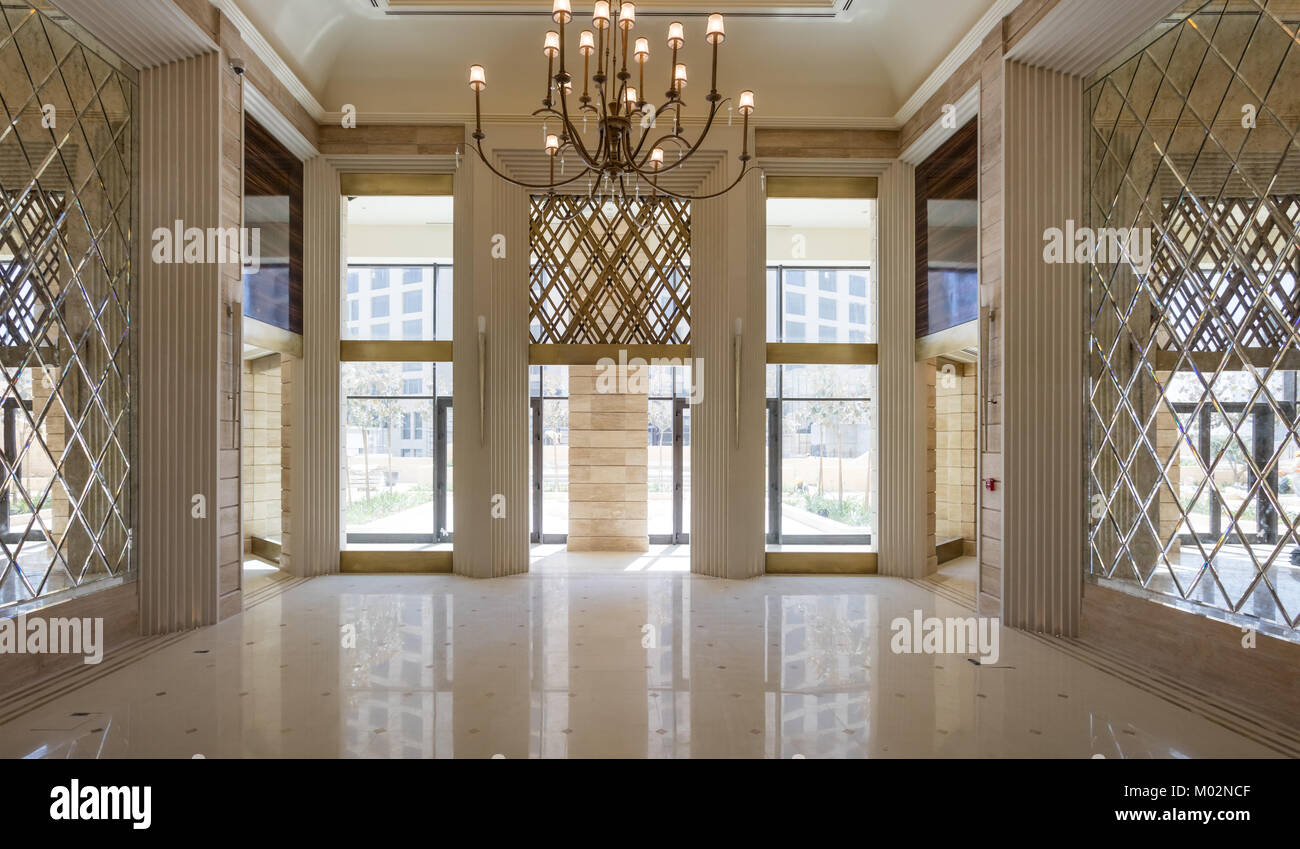 entrance with mirror Stock Photo - Alamy