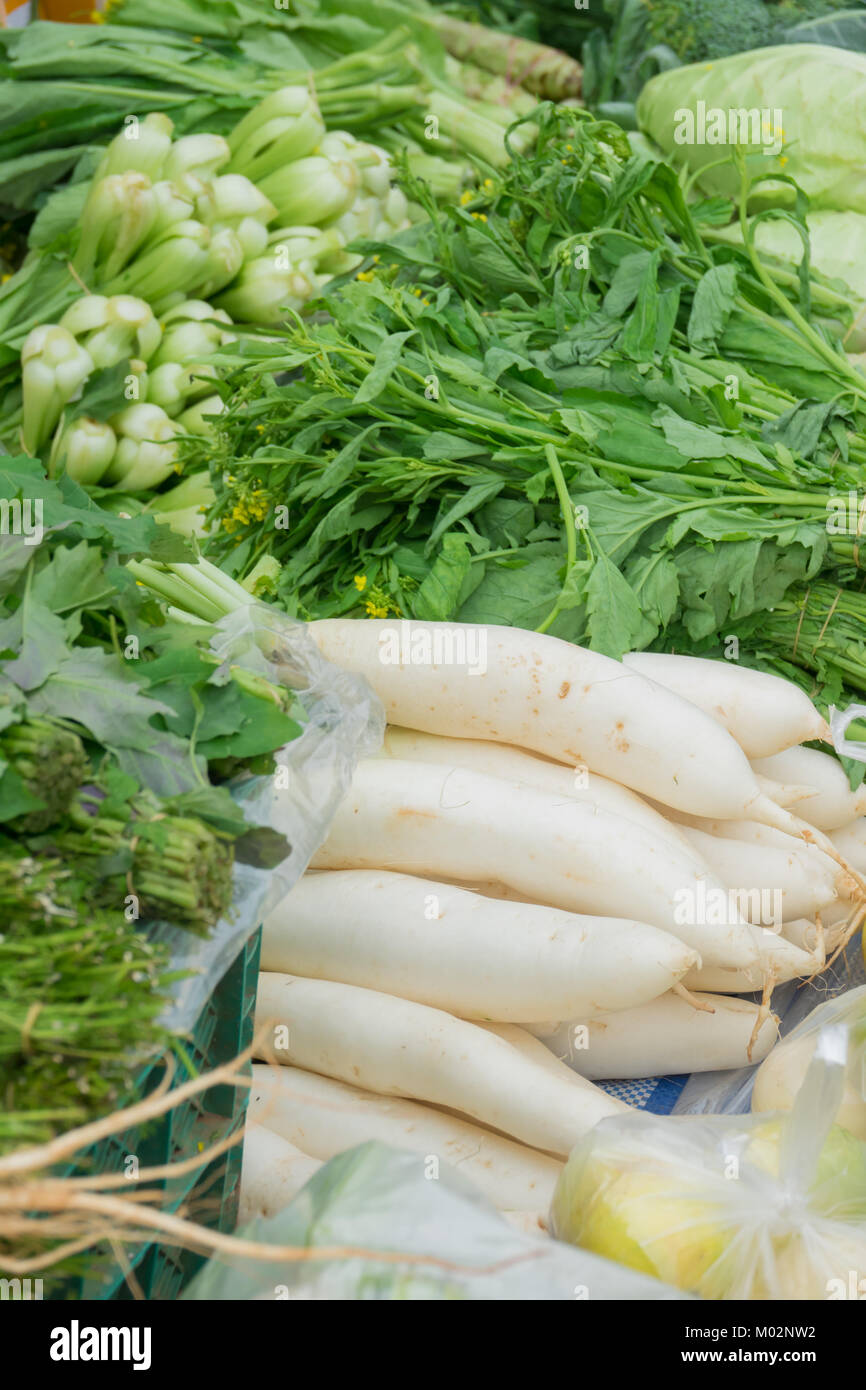 Vegetables in local market Stock Photo - Alamy