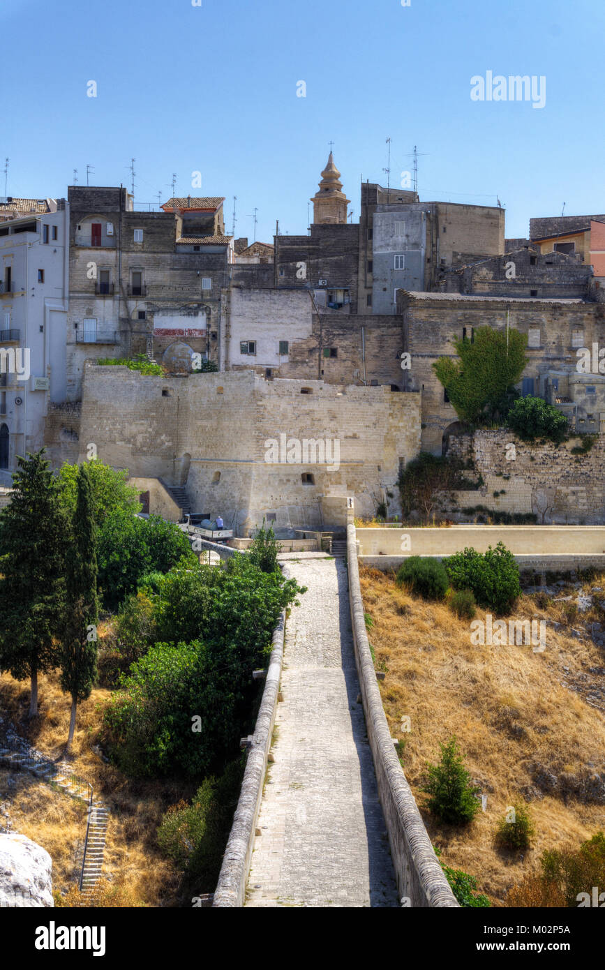Apulia Gravina In Puglia Bridge Aqueduct Stock Photos & Apulia Gravina ...