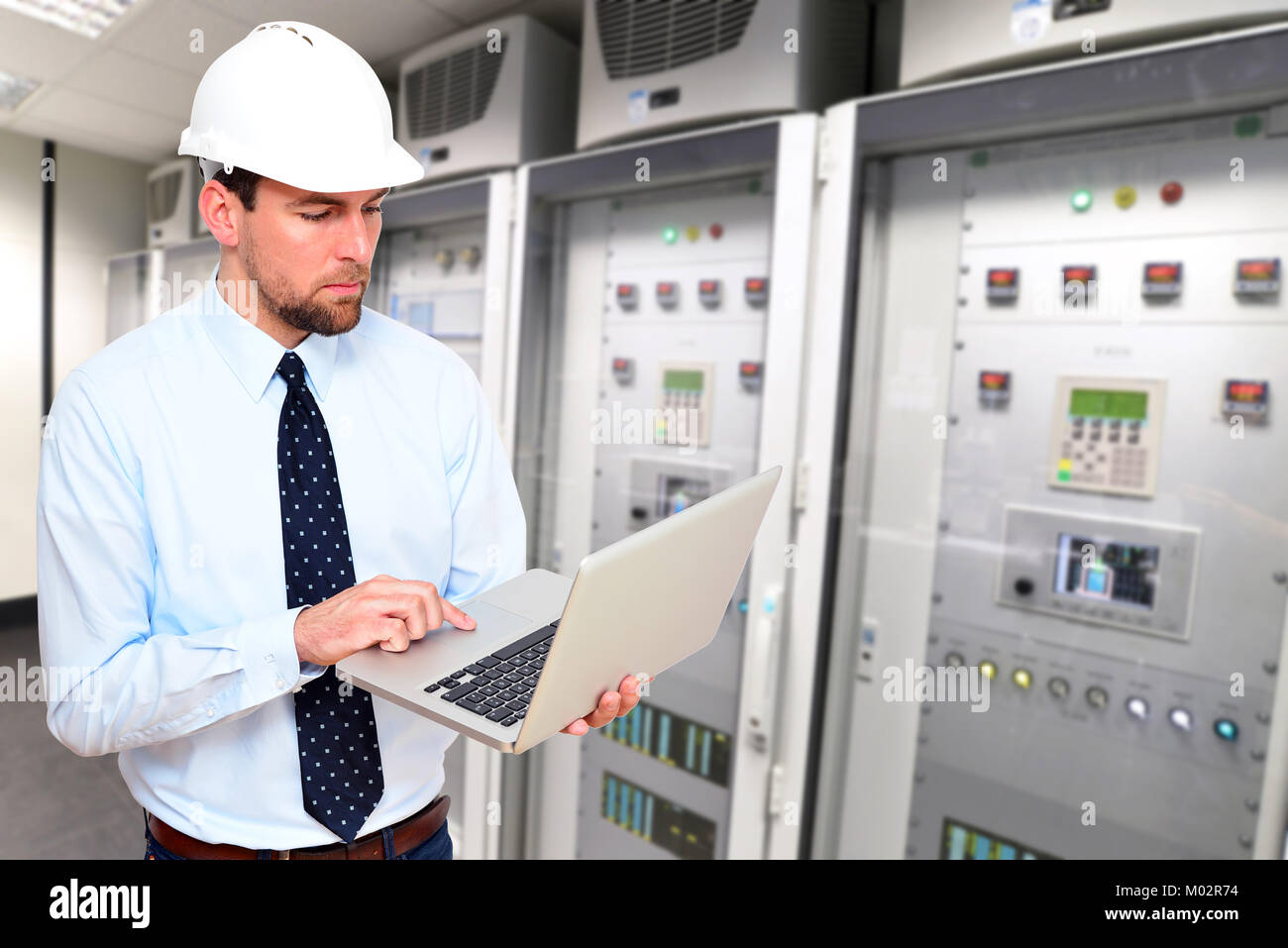 engineering works high tech mechanical engineering Stock Photo - Alamy