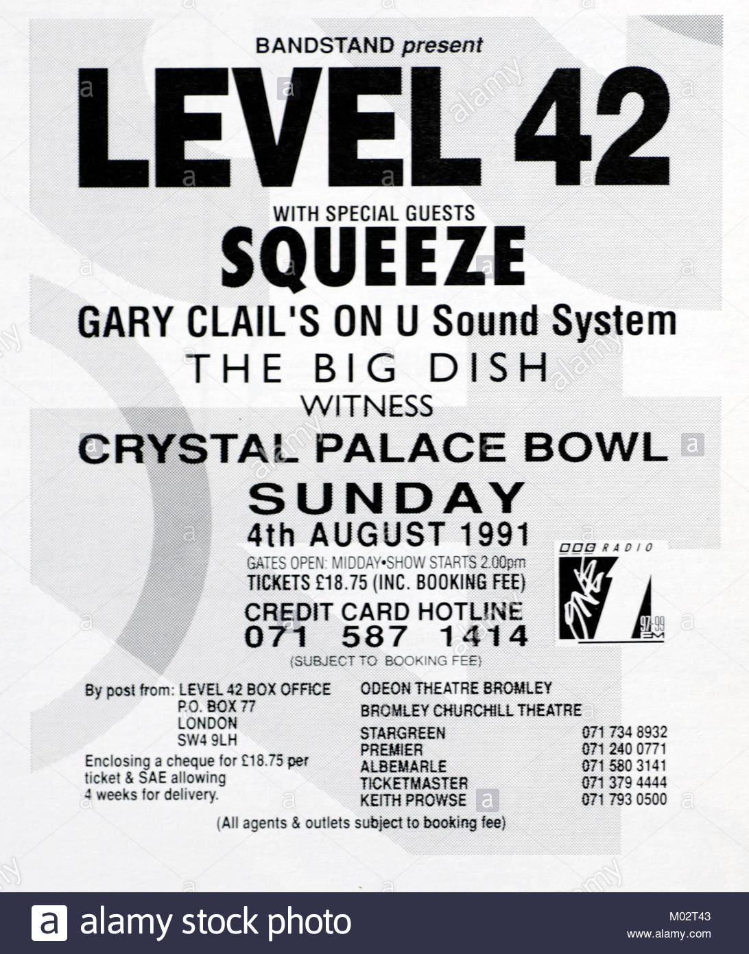 Level 42 band hi-res stock photography and images - Alamy