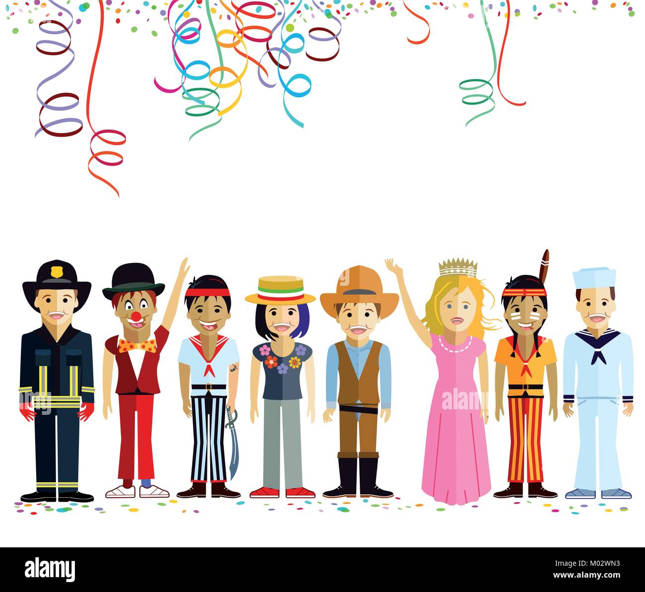 Children dress up school Stock Vector Images - Alamy