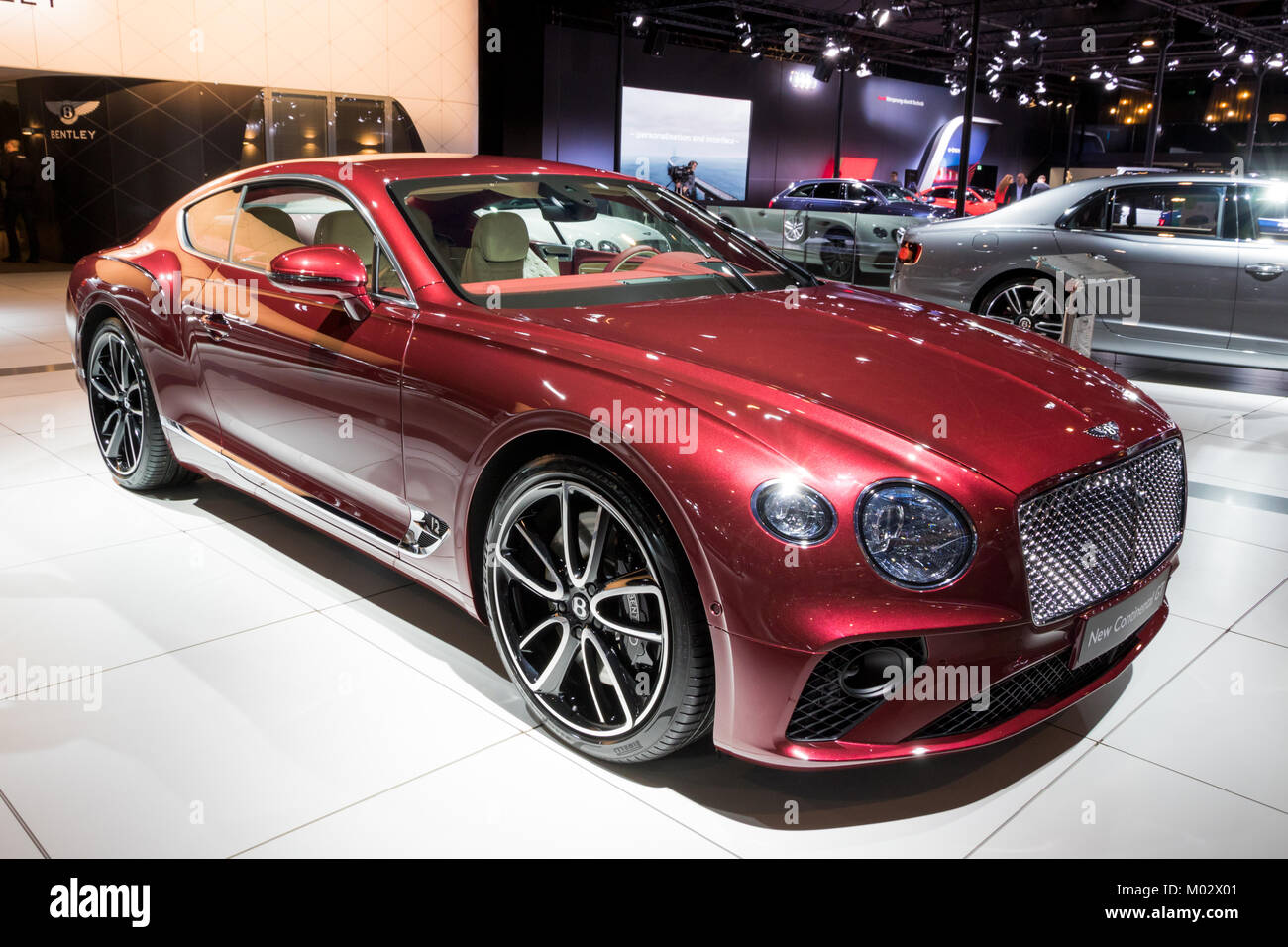 Red bentley car hi-res stock photography and images - Alamy