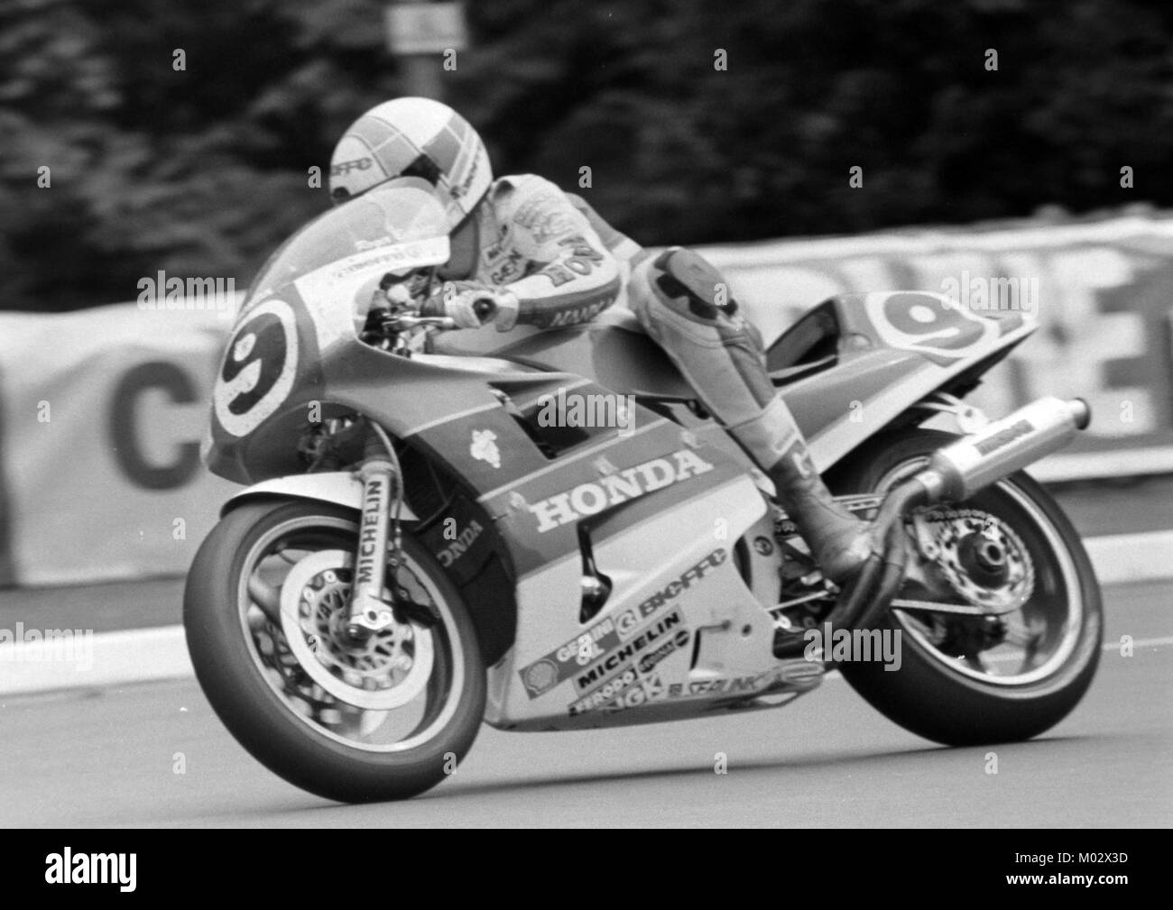 Roger Burnett, Honda, Formula 1 TT, June 1988, Isle of Man Stock Photo ...