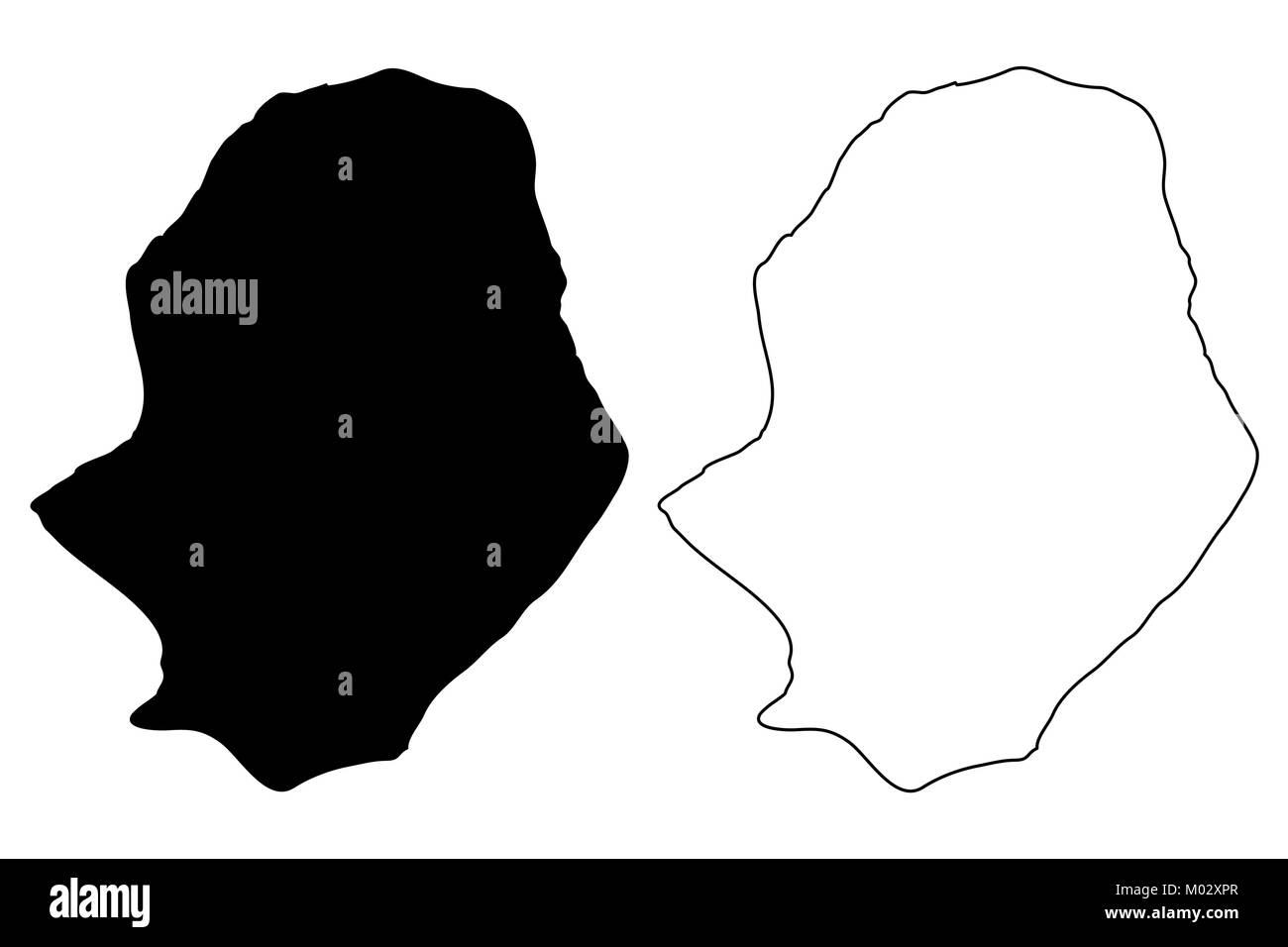 Niue map vector illustration, scribble sketch Independent Niue island ...